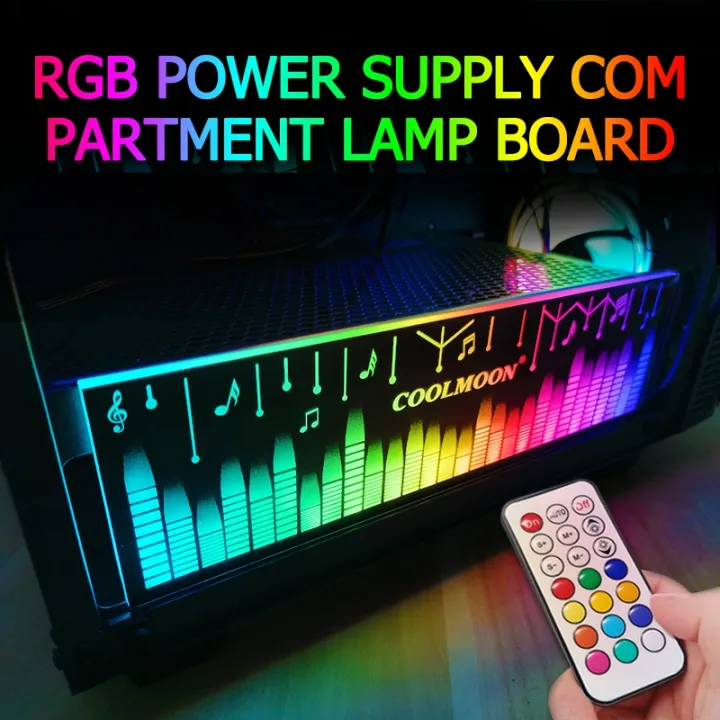 Coolmoon Rgb Light Board Dc 5v Small 4 Pin Color-changing Lighting ...