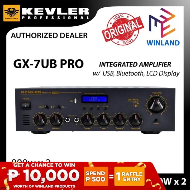 NEW Kevler Original GX-7UB PRO 800W X 2 Karaoke Amplifier with ...