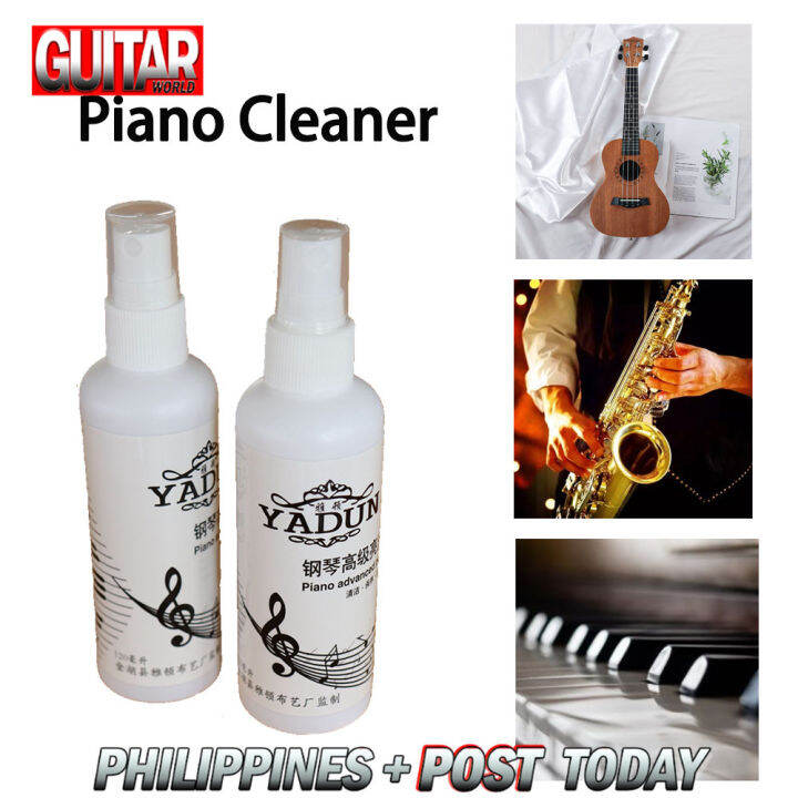 Guitar Piano Cleaner and Brightener All-in-One Spray & Wipe Cleaner ...