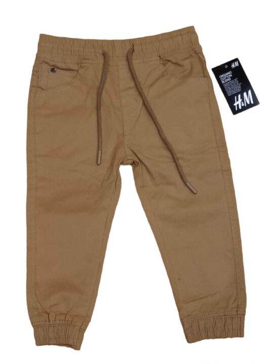 Kids Jogger Pants for Boys 2-12 Years Old Colored Cotton Plain Jeans ...