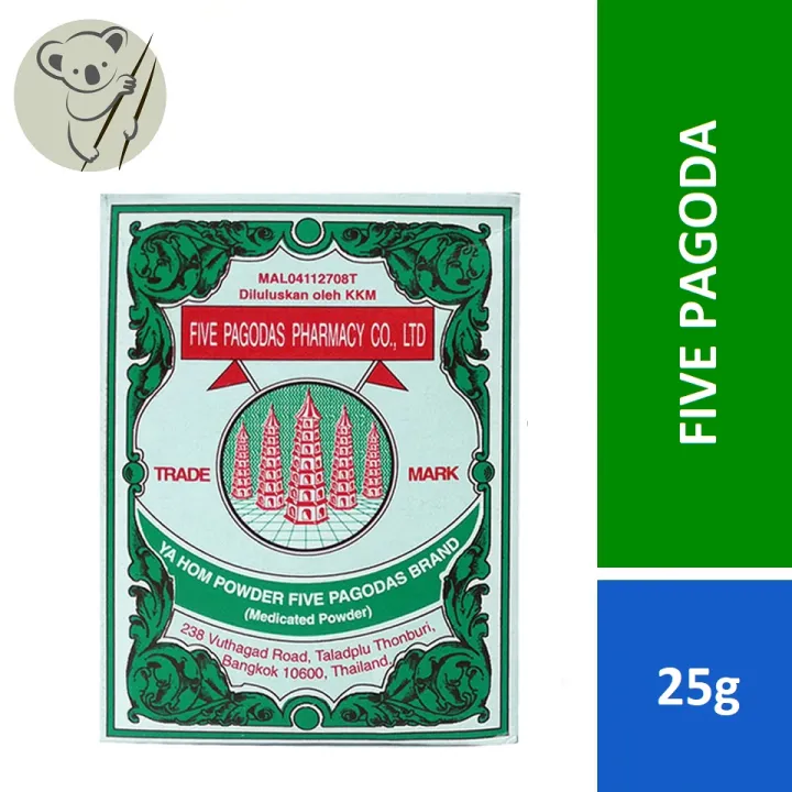 Five Pagodas Thailand Medicated Powder 25g 5 pagoda | Lazada