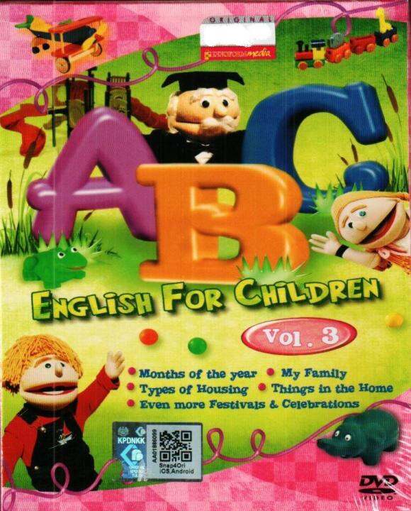 ABC English For Children Vol.3 DVD | Lazada