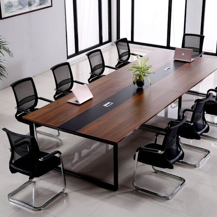 Office furniture, long table, large conference table, simple and modern ...