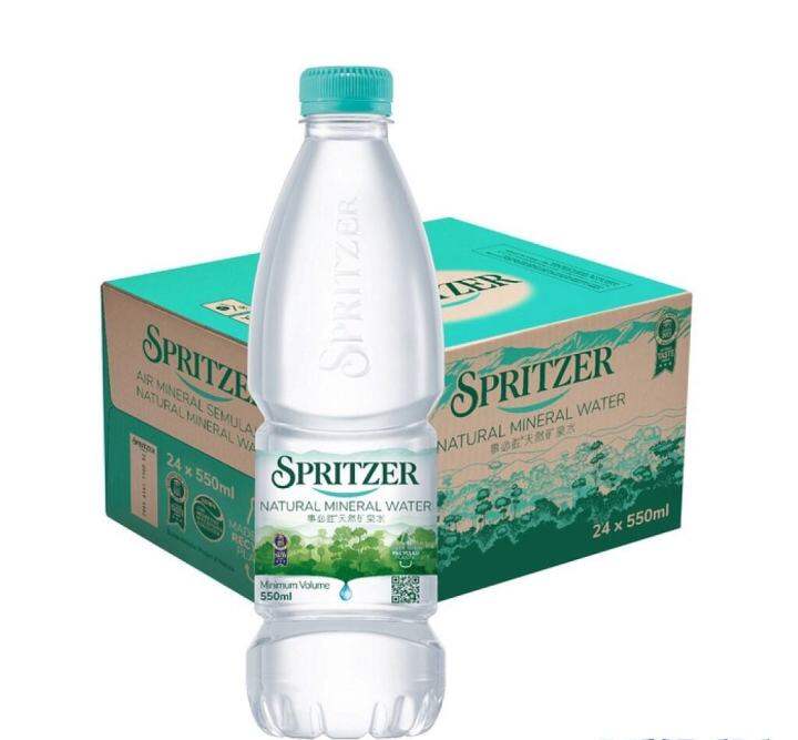 Spritzer Natural Mineral Water (1 Carton/24 x 550ml) | Lazada