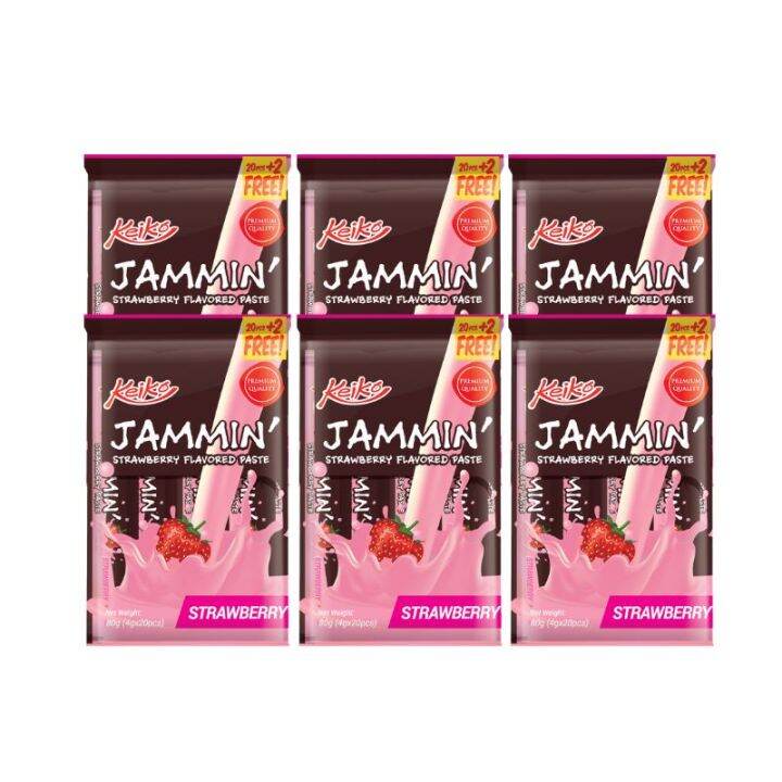 Keiko Jammin Strawberry Paste 80G x 6 | Lazada PH