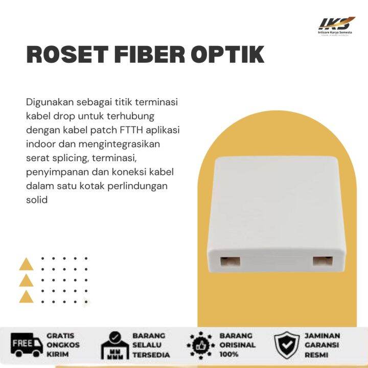 Roset FO Fiber Optik | Lazada Indonesia