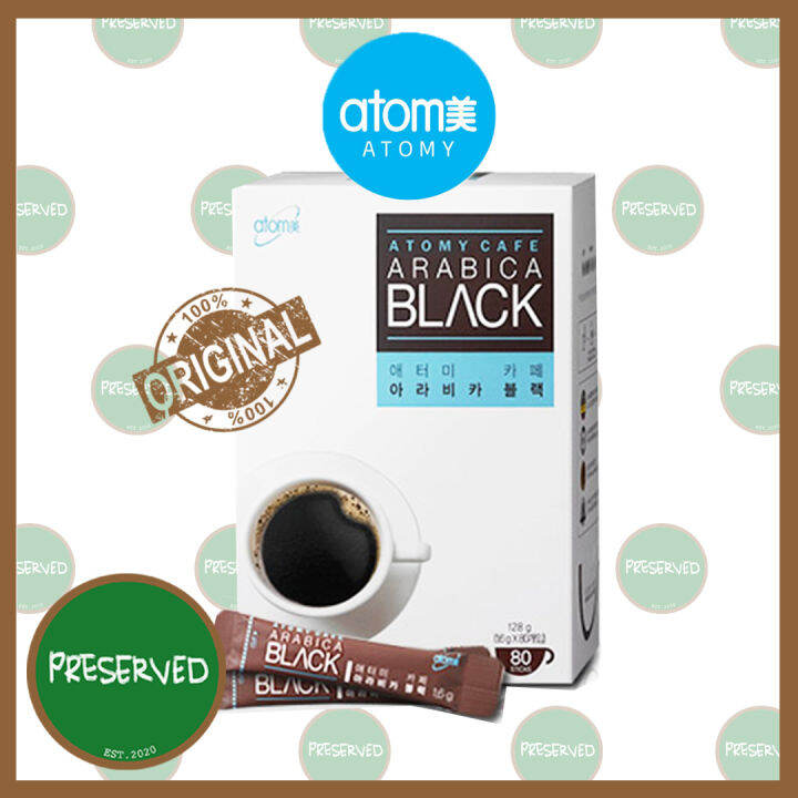 Atomy Cafe Arabica Black Coffee (80 Sticks x 1.6g) | Lazada PH