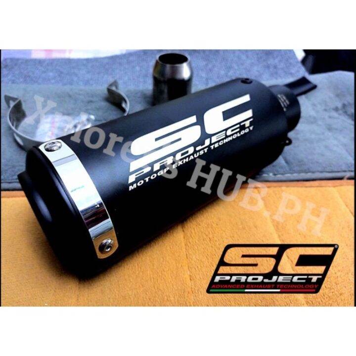 【Manila Spot】 BLACK SC PROJECT with FREE SILENCER 51mm Open Spec for ...