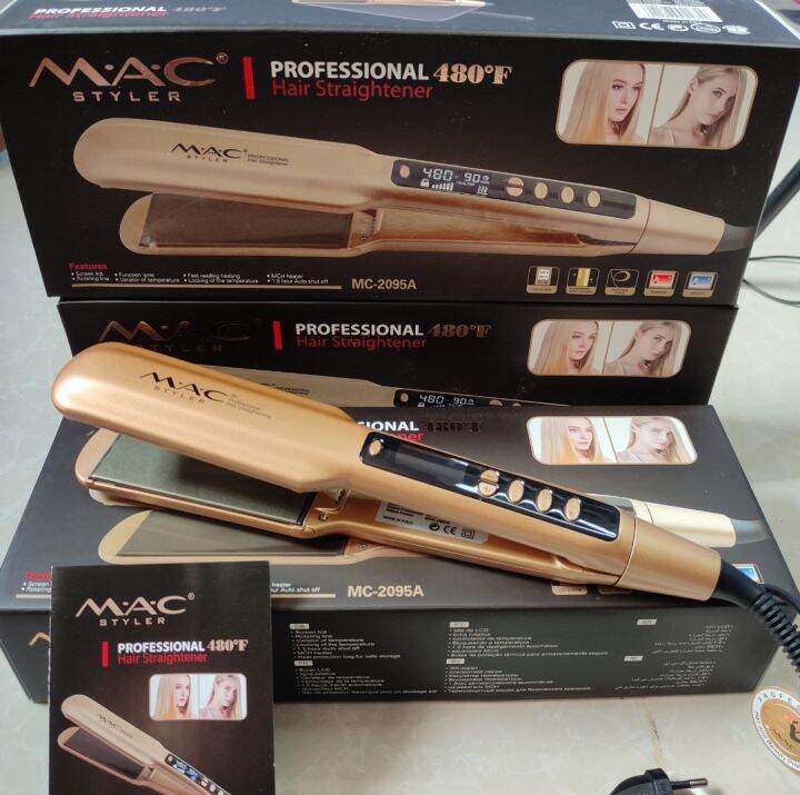 Mac Styler Hair Iron for Salon/Rebond/Keratin Heavy Duty High Quality ...