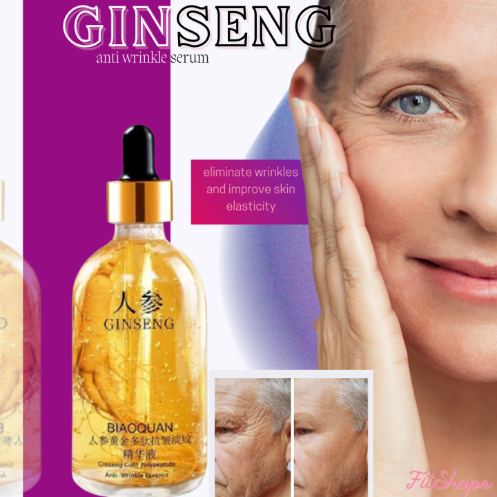 TRENDING Ginseng Gold Polypeptide Anti-Wrinkle Essence , 24k Gold serum ...