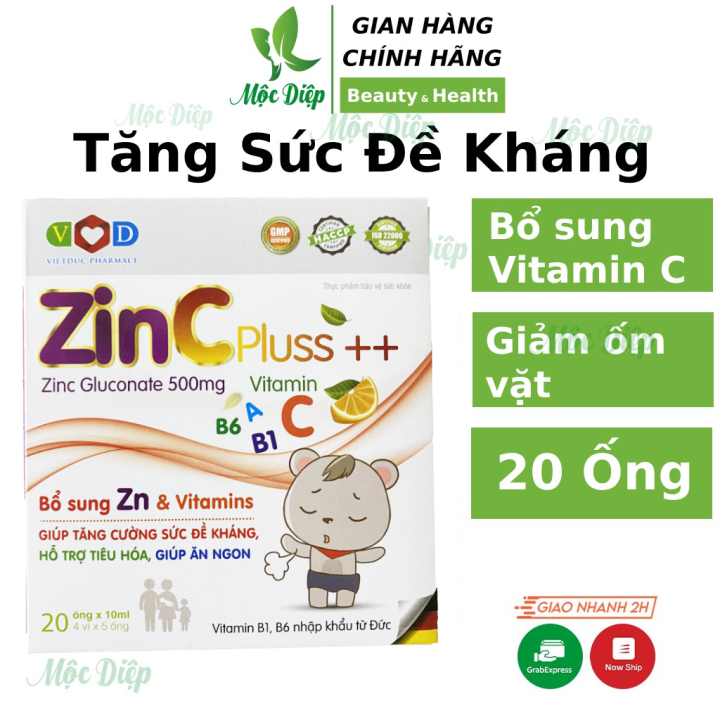 Siro tăng sức đề kháng Zin c cho trẻ em từ 2 tuổi và người lớn tăng ...