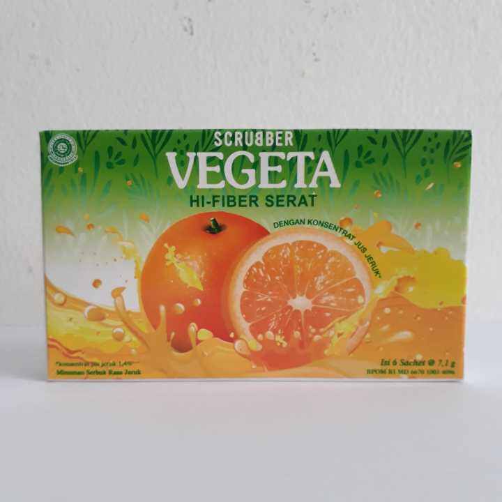Vegeta Hi - Fiber Serat Rasa Jeruk Box Isi 6 Sachet | Lazada Indonesia
