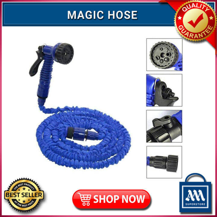 AM Superstore Magic Hose Expandable Flexible Plastic Hose With Spray ...