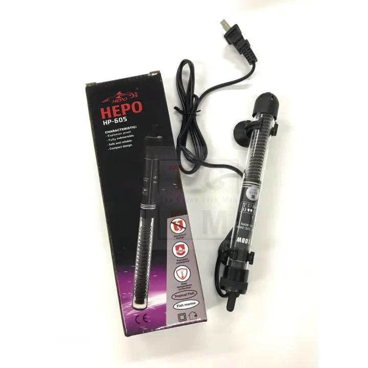 Hepo Submersible Aquarium Heater Freshwater Marine Reef Fish | Lazada PH