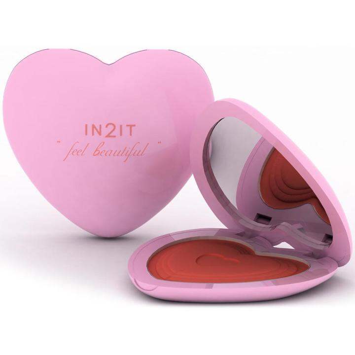 IN2IT Mini heart blush on PVB02 | Lazada.co.th