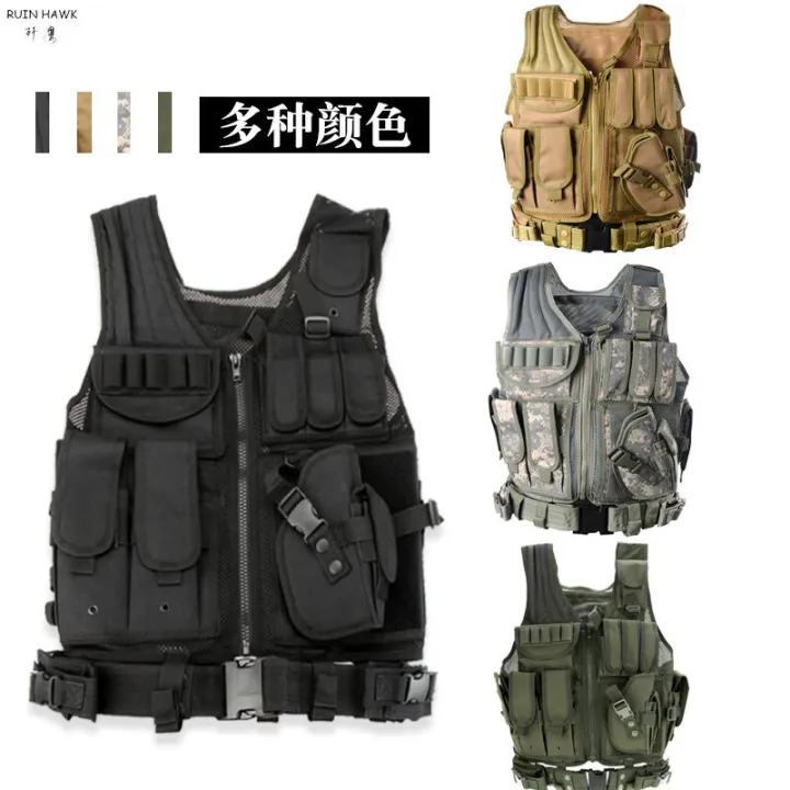 Outdoor Fan Tactical Vest Multi/functional Co/mba/t Vest Male Forces ...