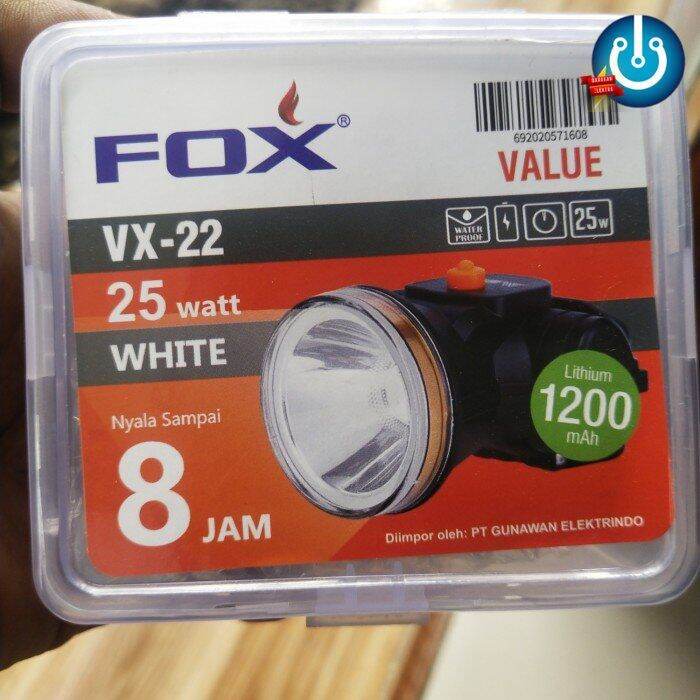 senter kepala fox vx-22 25watt | Lazada Indonesia