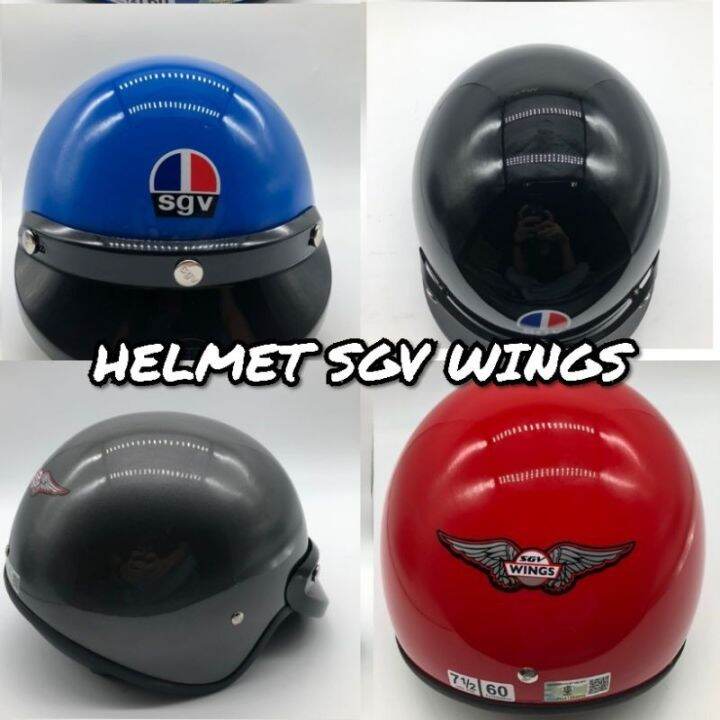 Exclusive HELMET SGV WINGS STENG HALF SEPARUH WING | Lazada