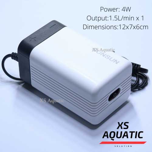 Sunsun Silent Air Pump CT-201 CT-202 CT-402 Aquarium Oxygen Pump Bubble ...