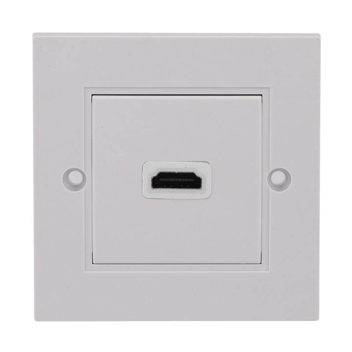 Uk Socket Port Hd Hdmi Wall Panel British With Short Cable Video Plug ...