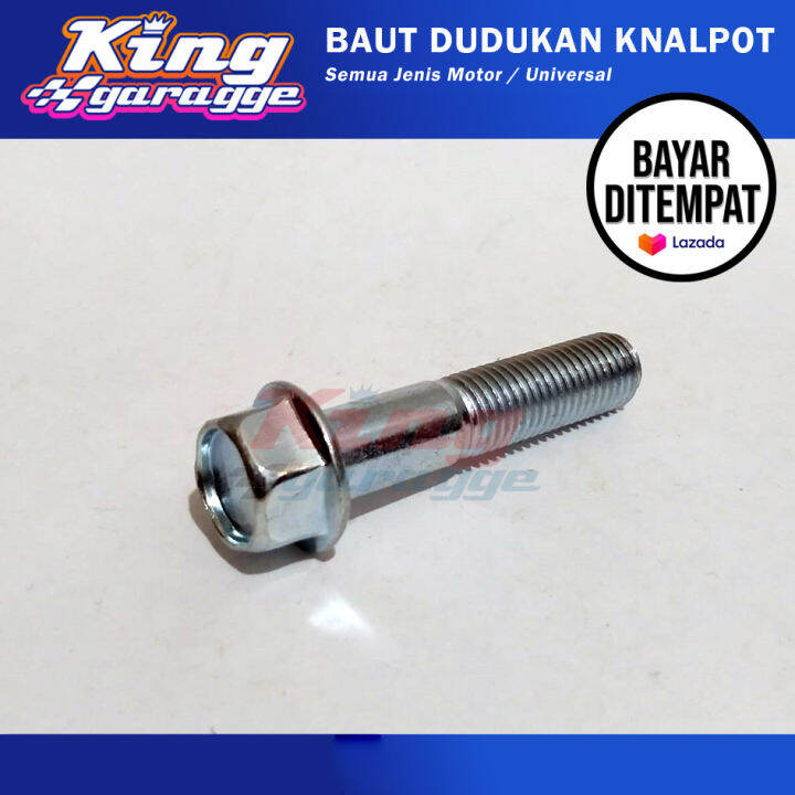 Baut Dudukan Knalpot/Baud Knalpot Semua Jenis Motor | Lazada Indonesia