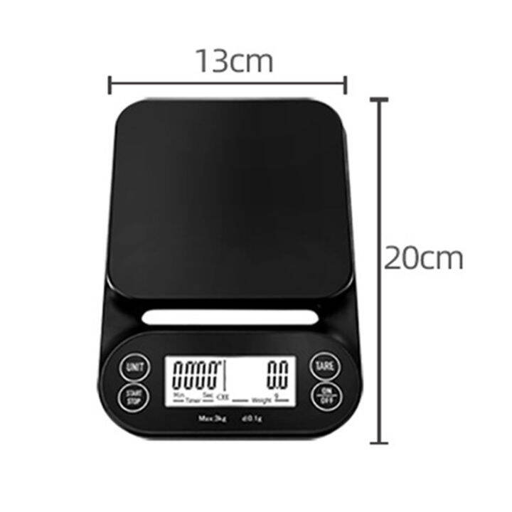 Digital kitchen Scales 3kg Coffee Mini Scale Cooking Tools Electronic ...