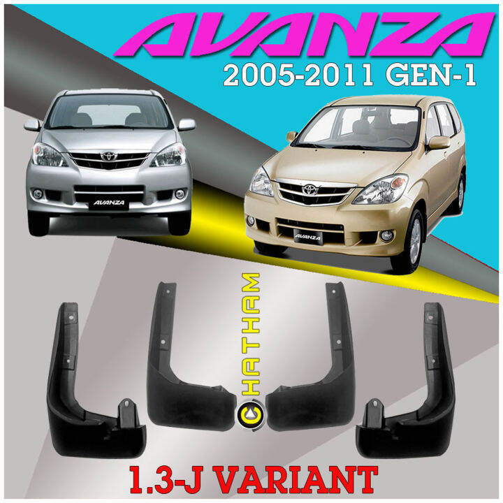 Mudguard for Avanza 2005 up to 2011 ( Gen-1 Variant 1.3 J Only ) 2006 ...