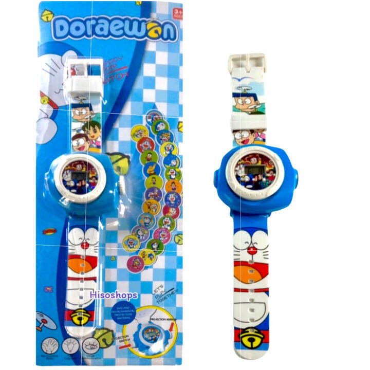 Doraemon Watch นาฬิการัดข้อมือดิจิตอล รูปโดราเอม่อน มีไฟ สีสันสดใส ...