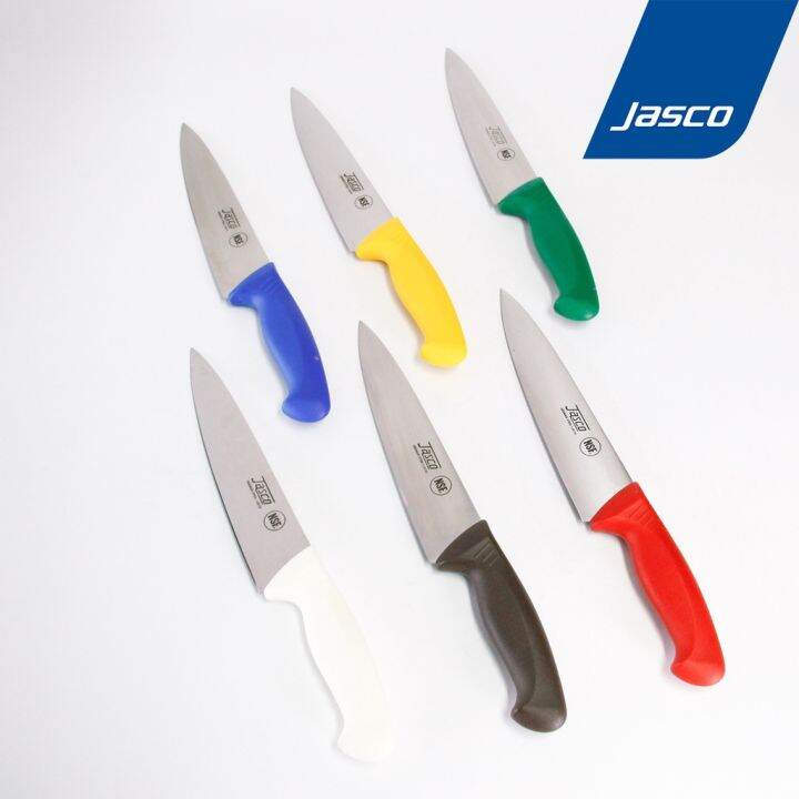 มีดครัว มีดเซฟ ด้ามสี Color-Coded Chef Knives : Jasco | Lazada.co.th