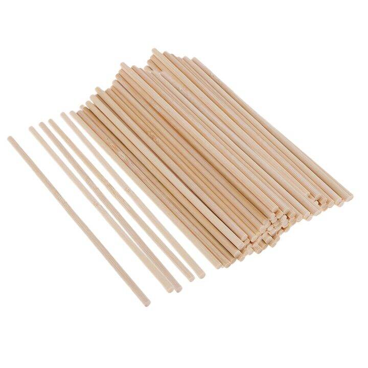 [Hot K] 100x 4mm Round Balsa Wood Stick Wooden Dowel Rod For Kids Model ...