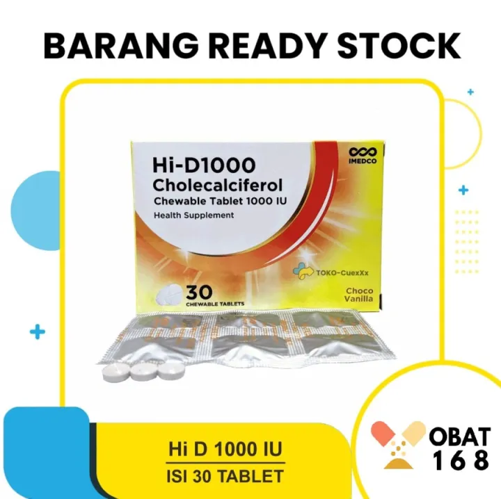 Hi D 1000 IU Vitamin D3 - Vitamin D - Vitamin D3 - Vit D - Isi 30 ...