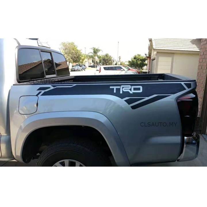 TOYOTA HILUX 4X4 TRD BODY STICKER PELEKAT TEPI SIDE LINING DECAL (1 SET ...