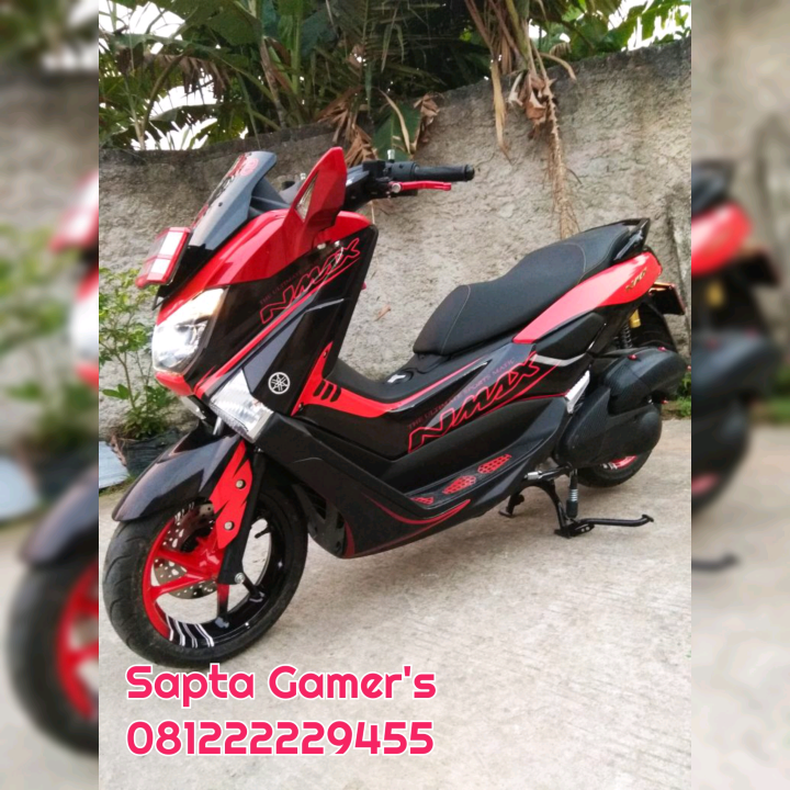 decal nmax full body merah custom suka suka bukan striping nmax ...