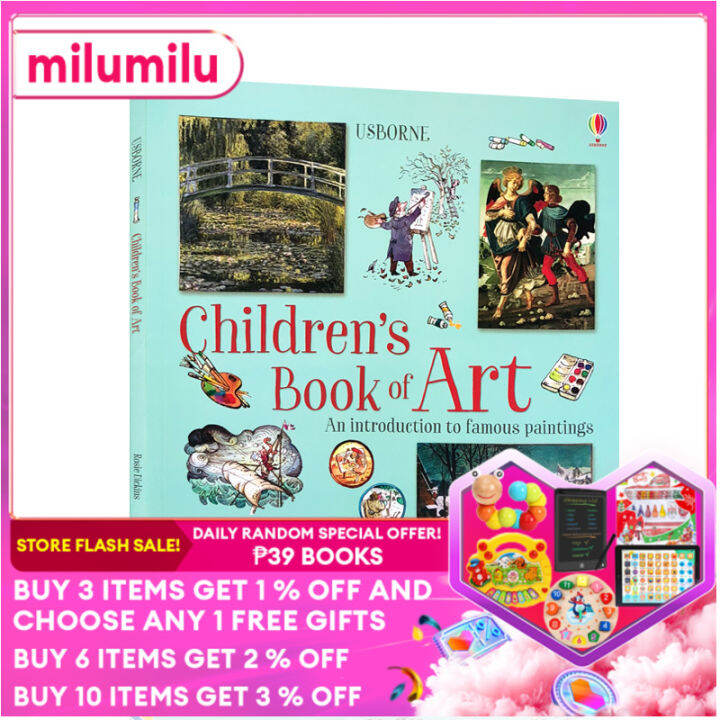 milu Children's Book of Art Children's Encyclopedia Usborne 32 Children's Popular Science ...