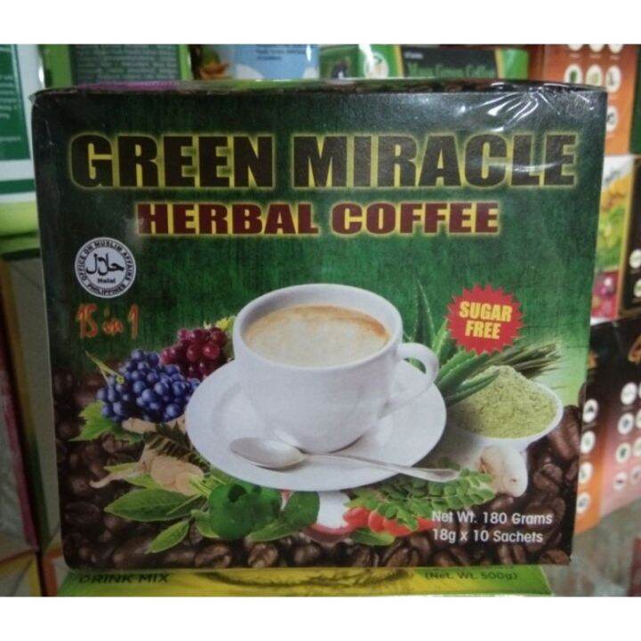 Green Miracle Herbal Coffee | Lazada PH