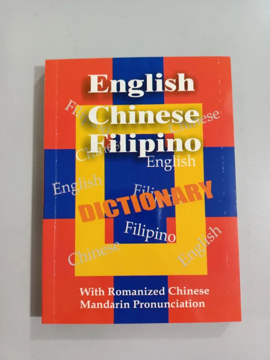 English Chinese Filipino Dictionary with Romanized Chinese Mandarin ...