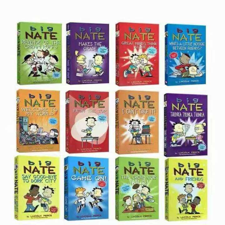 Big Nate comics 12 books set Full color plus pull-out poster by Lincoln ...
