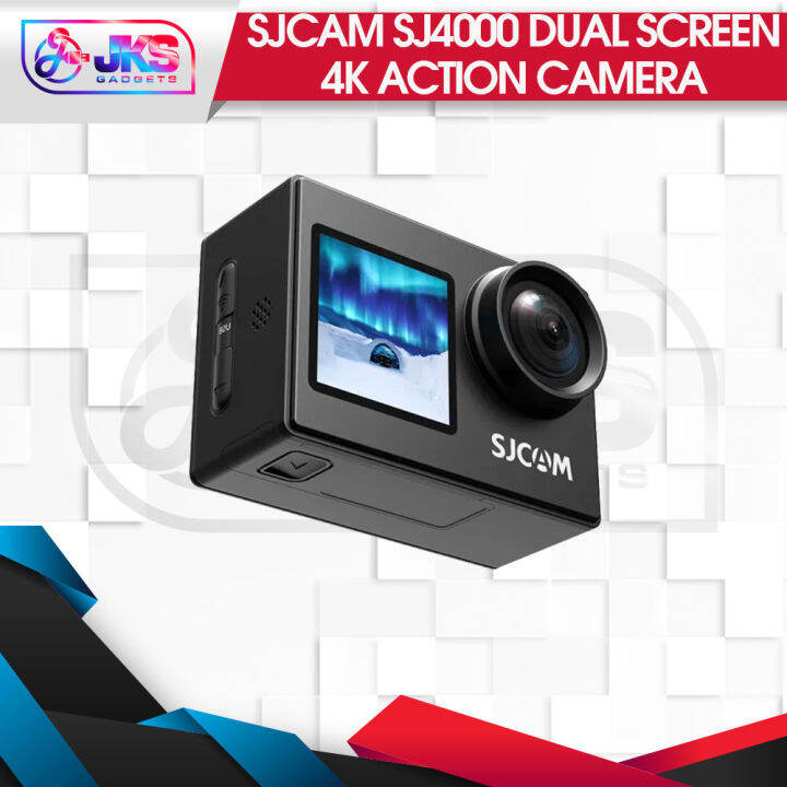 SJCAM SJ4000 Dual Screen 4K 30FPS/16MP Wi-Fi Action Camera 170° Ultra Wide Angle | Lazada PH