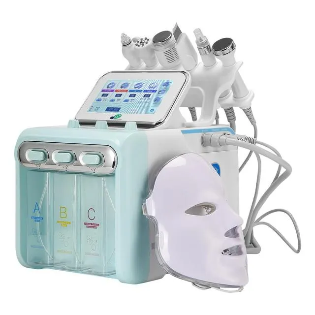 8 In 1 Hydrogen Oxygen Small Bubble RF Beauty Hydrafacial Machine Face ...
