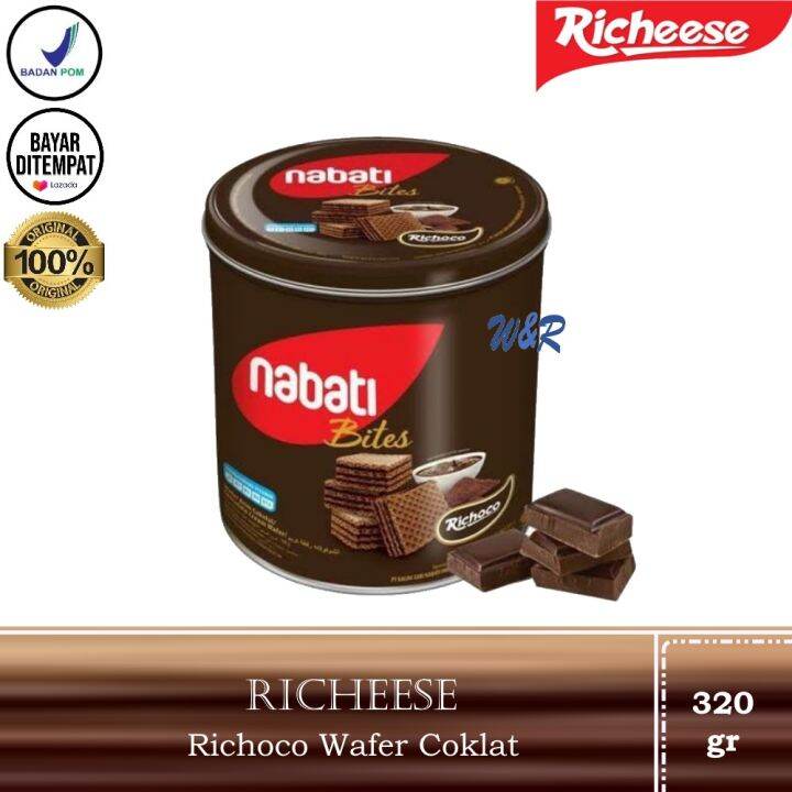 Richoco Nabati Wafer kaleng 320G | Lazada Indonesia