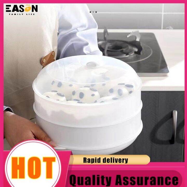 EasonShop COD New Round Plastic Microwave Steamer Steamer Kitchen ...