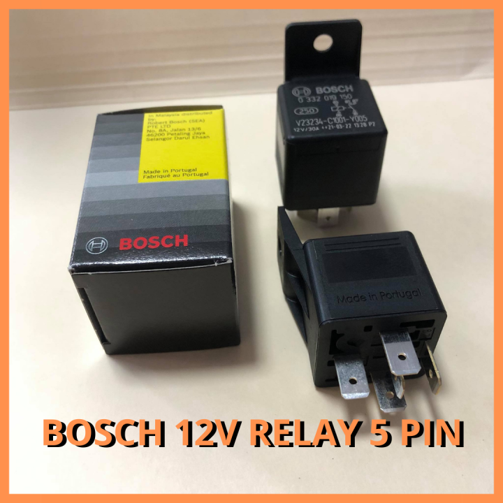 B0SCH Relay (12V / 24V 5 PIN RELAY) ORIGINAL | Lazada PH