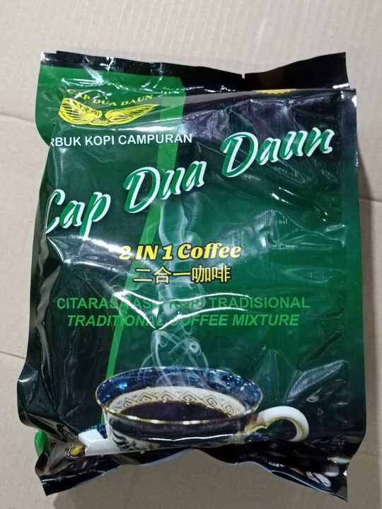 Kopi Uncang Cap Dua Daun 2 in 1 Coffee 20uncang (Citarasa Asli Kopi ...