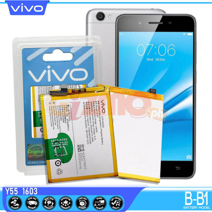 Li-Ion 2730mAh Battery Replacement B-B1 Model Compatible to VIVO Y55 ...