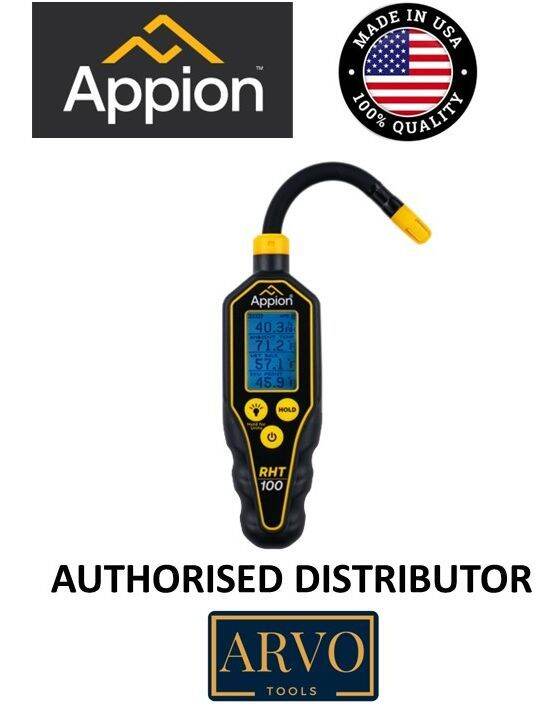 APPION RELATIVE HUMIDITY AND TEMPERATURE GAUGE, RHT100 FOR AIRCOND | Lazada