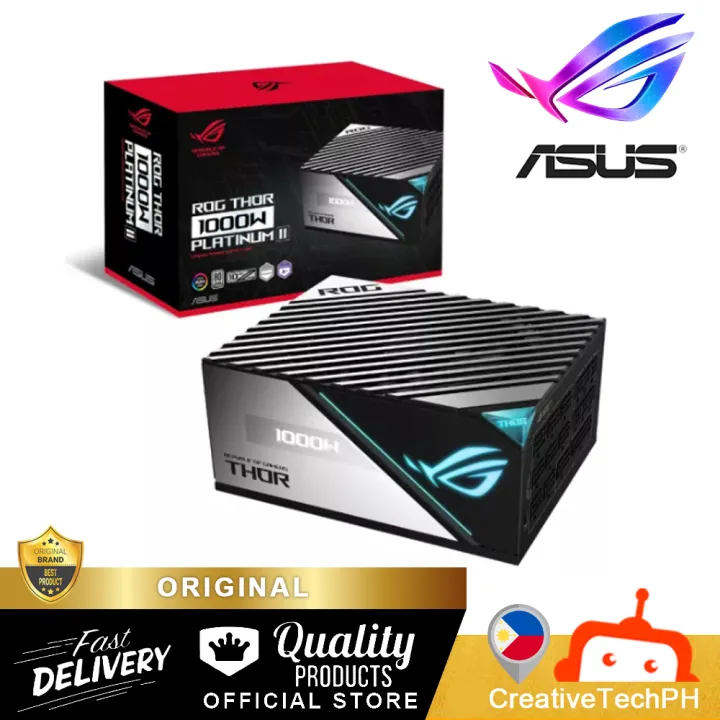 Asus ROG 1000W Platinum II - ATX12V, 80Plus Platinum PSU (ROG1000P2 ...