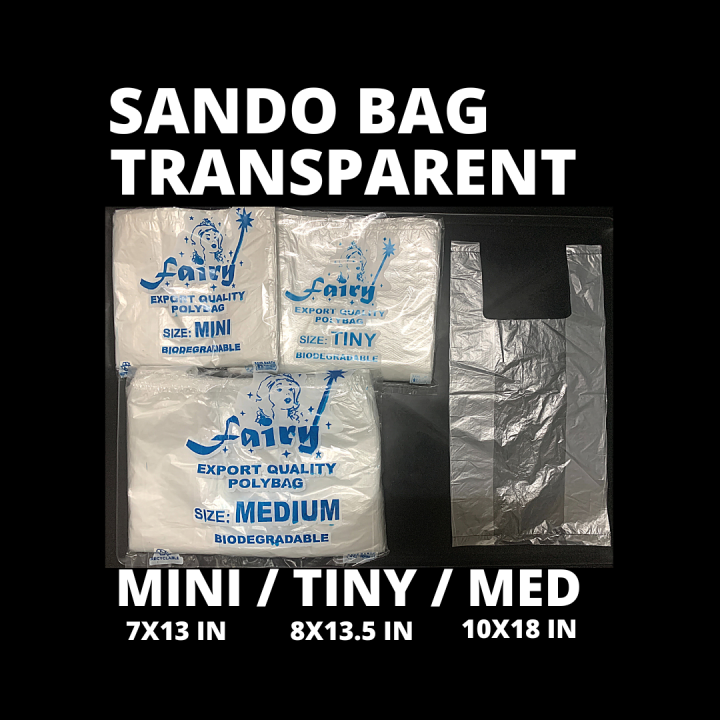 Fairy Plastic Sando Bag Clear / Transparent / Virgin Plastic Bag | Lazada PH