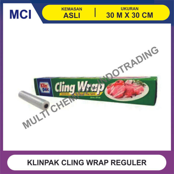 KLIN PAK CLING WRAP 30 M X 30 CM | Lazada Indonesia