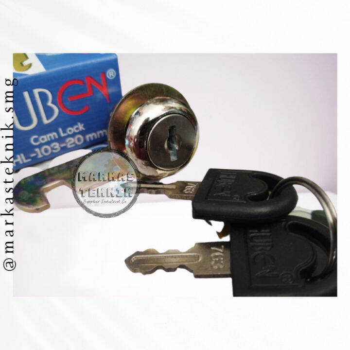 HUBEN Cam Lock Kunci Loker Kait HL 103 20mm / Kunci Camlock Huben 20mm | Lazada Indonesia