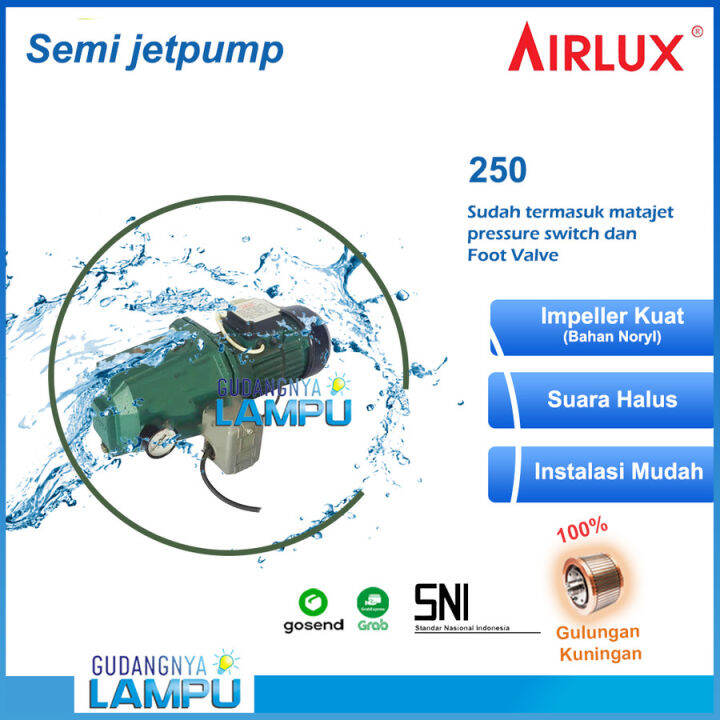 Airlux Mesin Pompa Air 250 A Jet Pump 30 Meter 250A | Lazada Indonesia